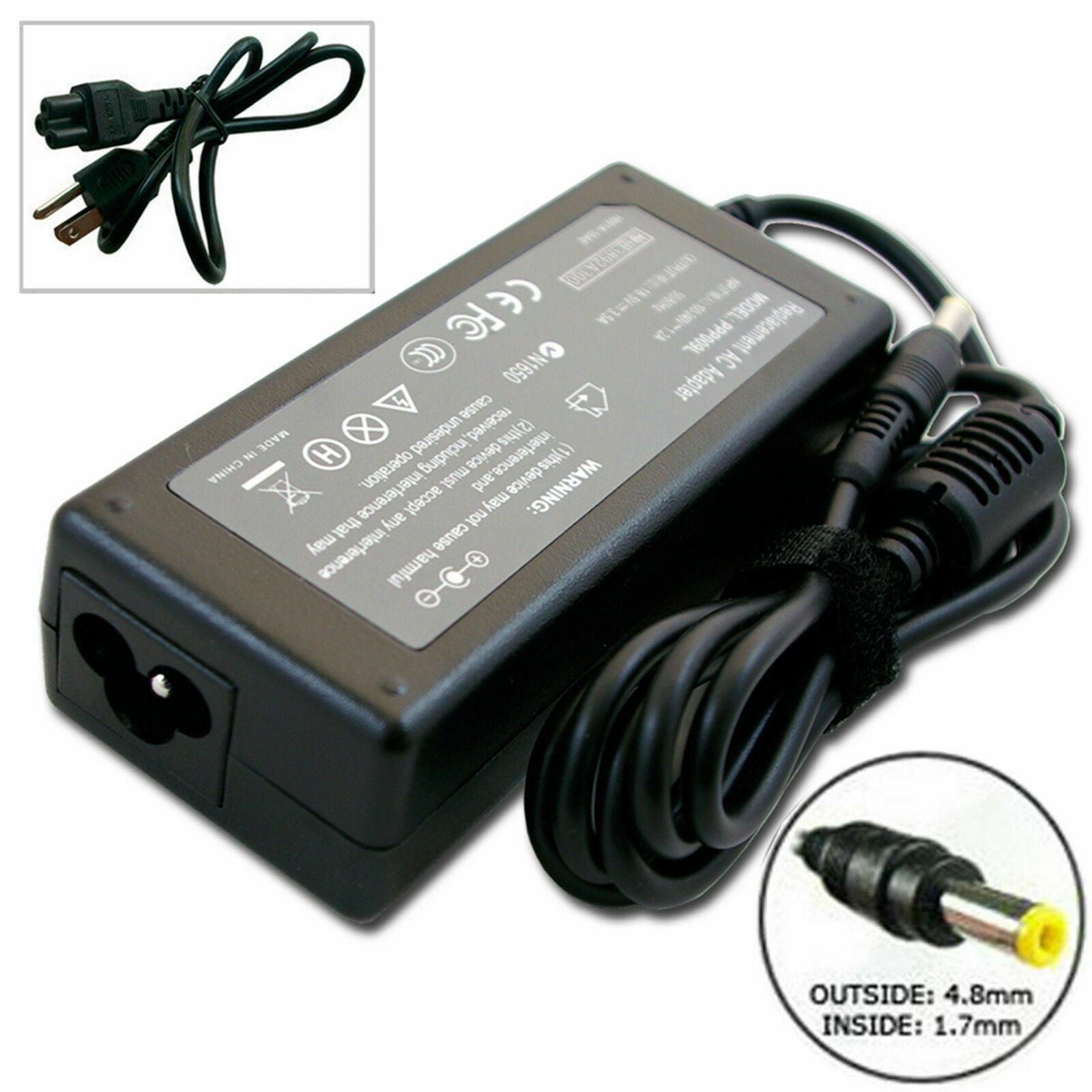 Adapter Charger Power Cord for HP Compaq Computer Presario V2000 V5000 ...