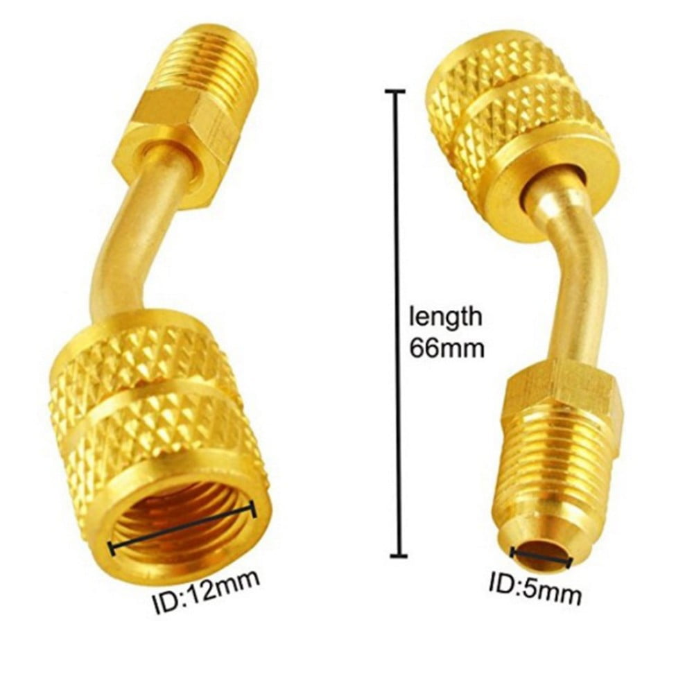 Adapter For Mini Split Hvac 5/16 Female Quick Coupler 1/4 Male ...