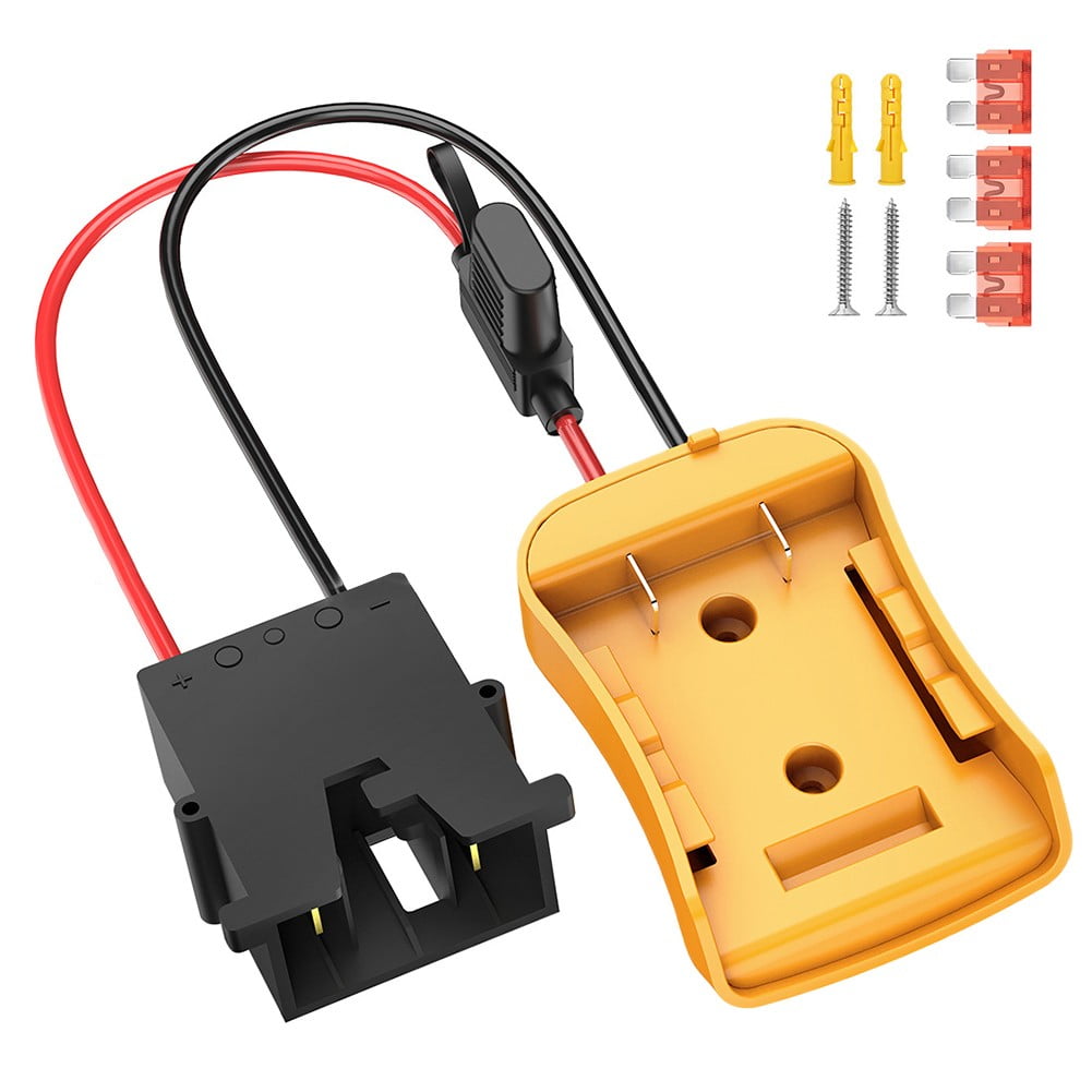 Adapter Harness Connector For 18V 20V Battery With Fuse For Riding Toys ...