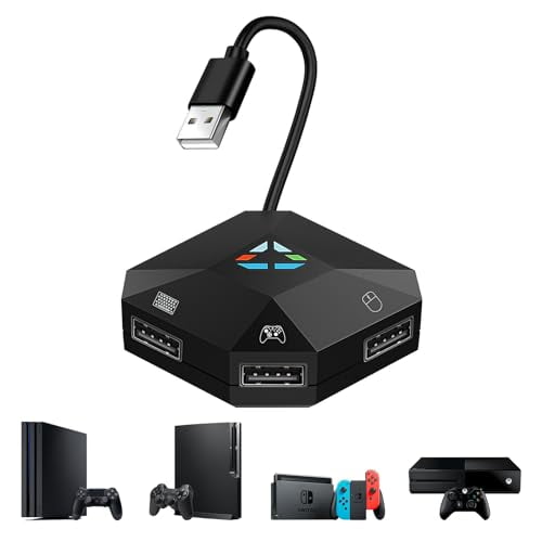 PS4 Adapter Accessories for Wireless Bluetooth and USB Connection