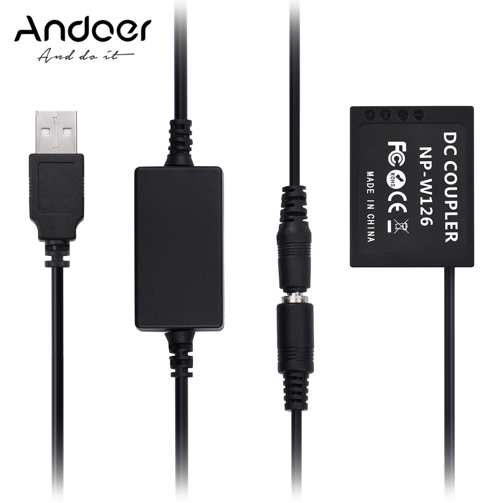 Adapter,Np-w126 Battery With X-t2 X-t3 X-t10 Coupler Dummy Battery ...