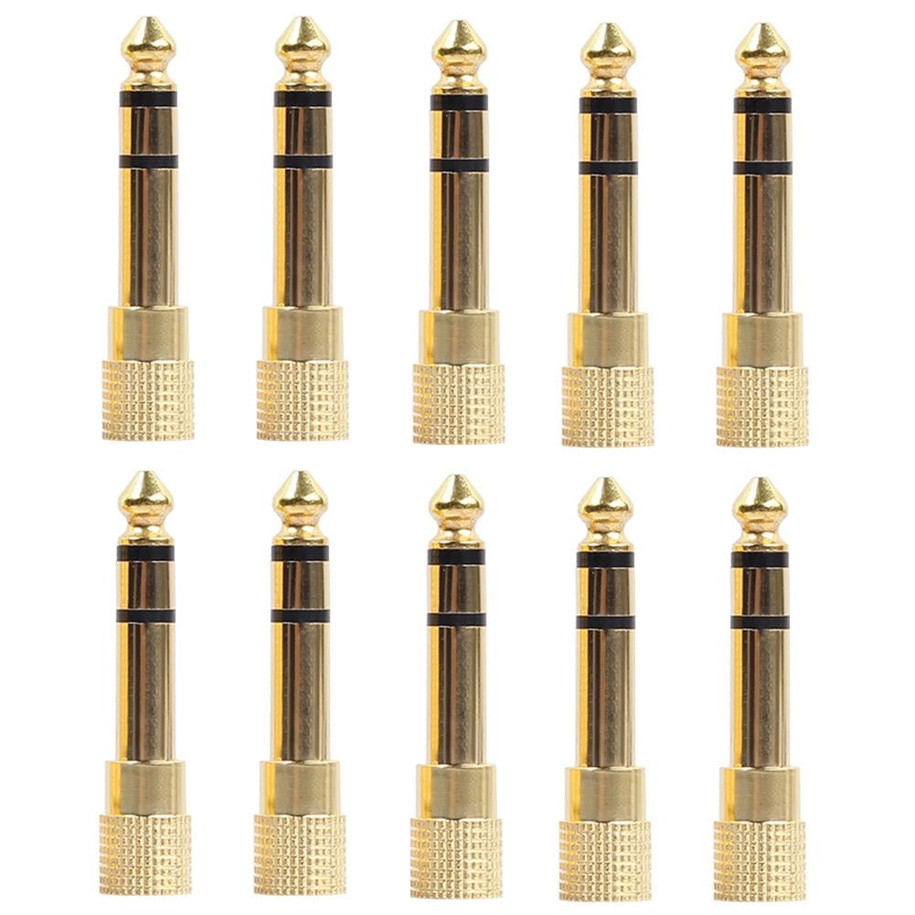 Adapter Plug 3.5mm Female To 6.35mm Male Stereo Adapter Copper Adapter ...