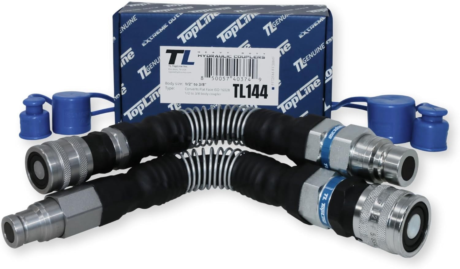 Adapter Set Flat Face Coupler | Converts 1/2 Body to 3/8 Body ...