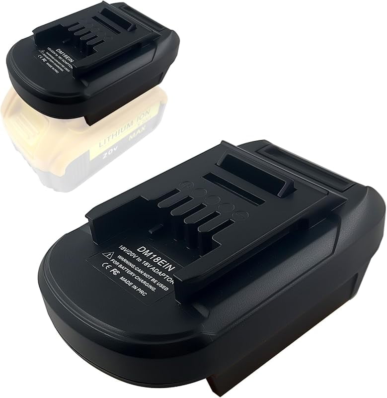Adapter for De*walt 20v Mil*wau*kee 18v Lithium Battery Converter to ...