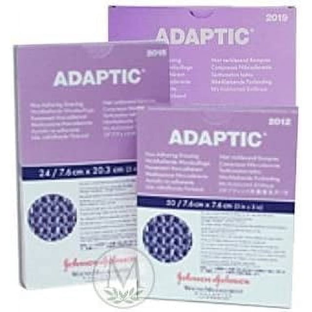 Adaptic Non-Adhering Dressing #2012 (3x3"") (Box of 50)"" - Walmart ...