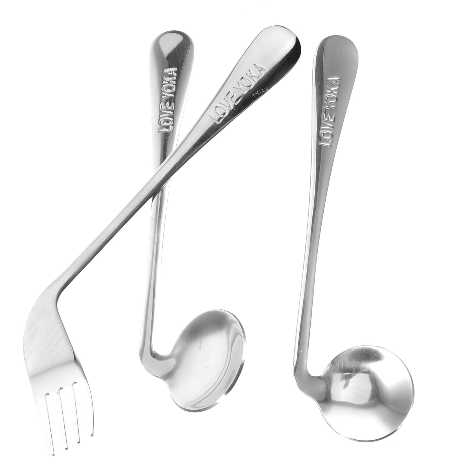 Adaptive Curved Spoon Left Hand Cutlery Easy Use Utensils - Walmart.com