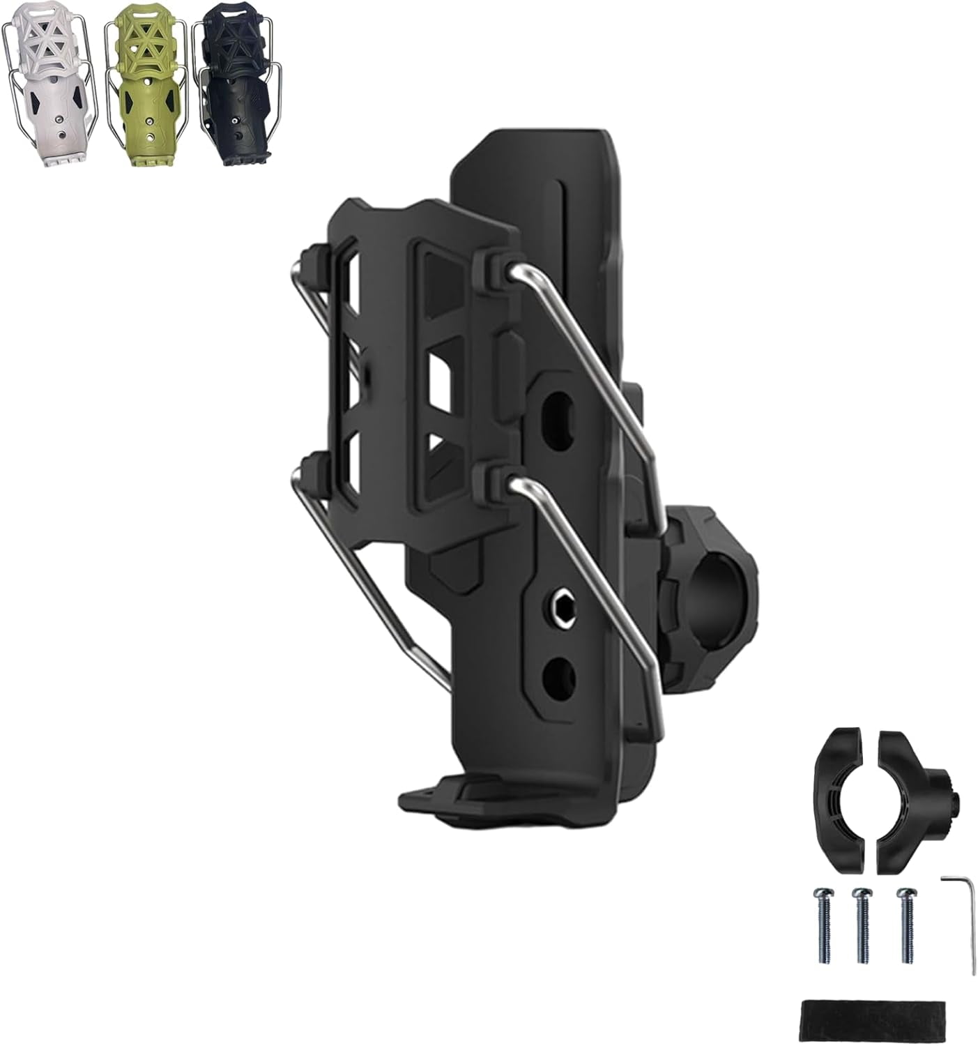 Adaptive Cycling Bottle Cage, 360-degree rotating motorcycle and ...