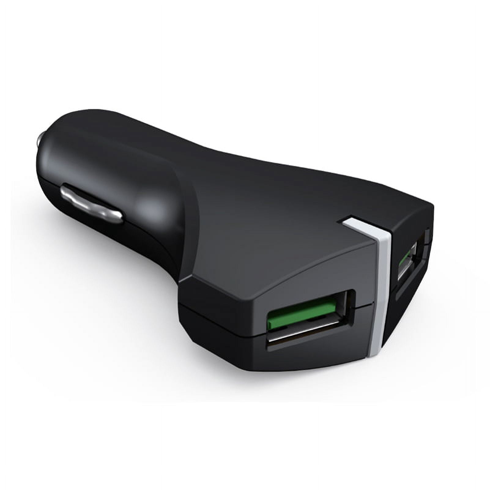 Adaptive Fast 36W 2-Port USB Car Charger Quick Charge Adapter Smart ...