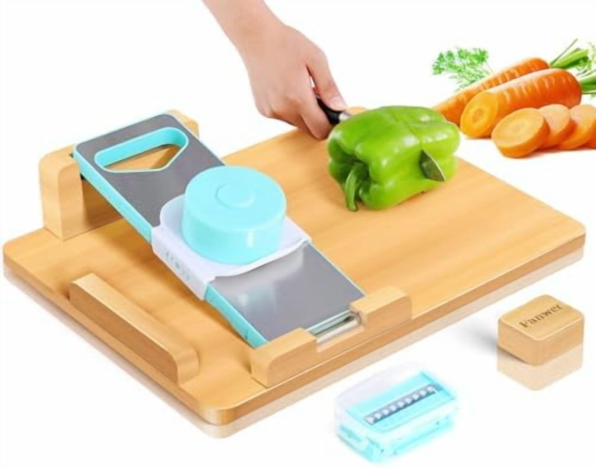 Adaptive One-Handed Cutting Board- Anti-Slip with Bread Stops & Spikes ...