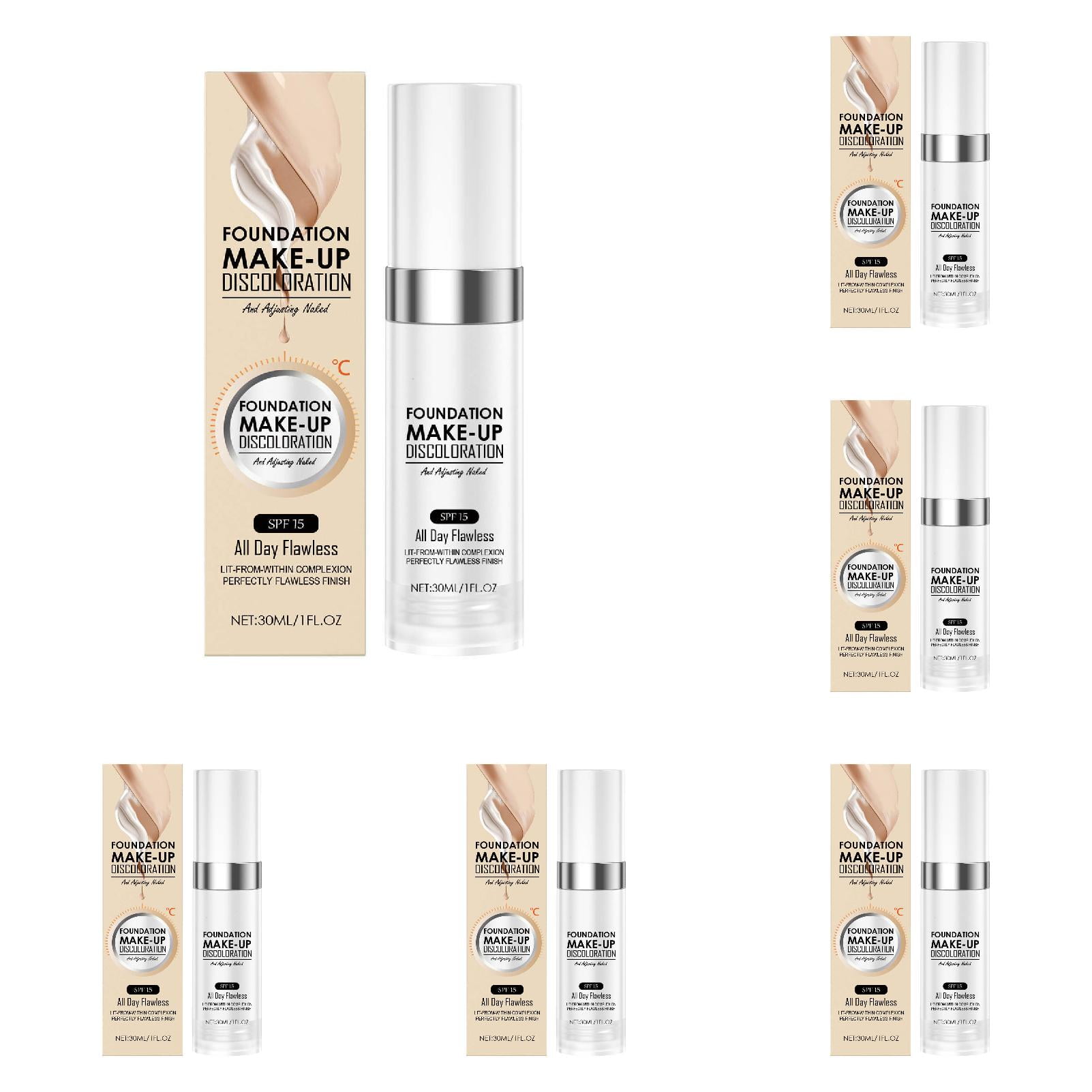 Adaptive Skin Tone Liquid Foundation Long Lasting Hydrating Coverage ...
