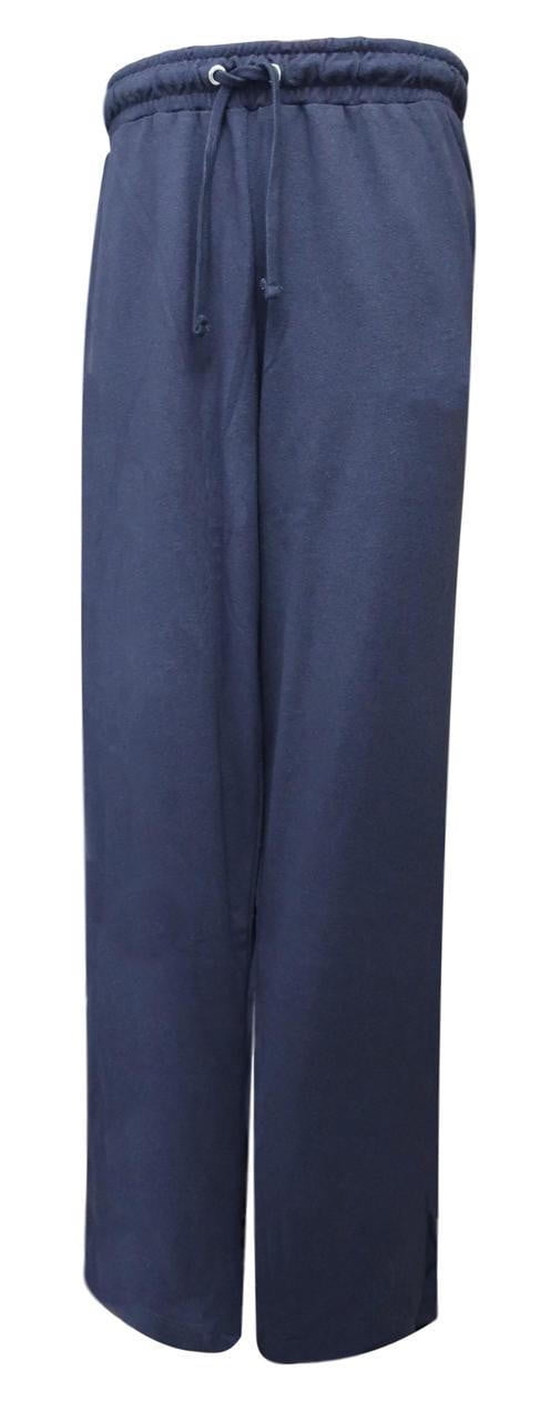 Adaptive Unisex Full-Length Side-Zippers-Knit Pants with Pockets-Opens ...