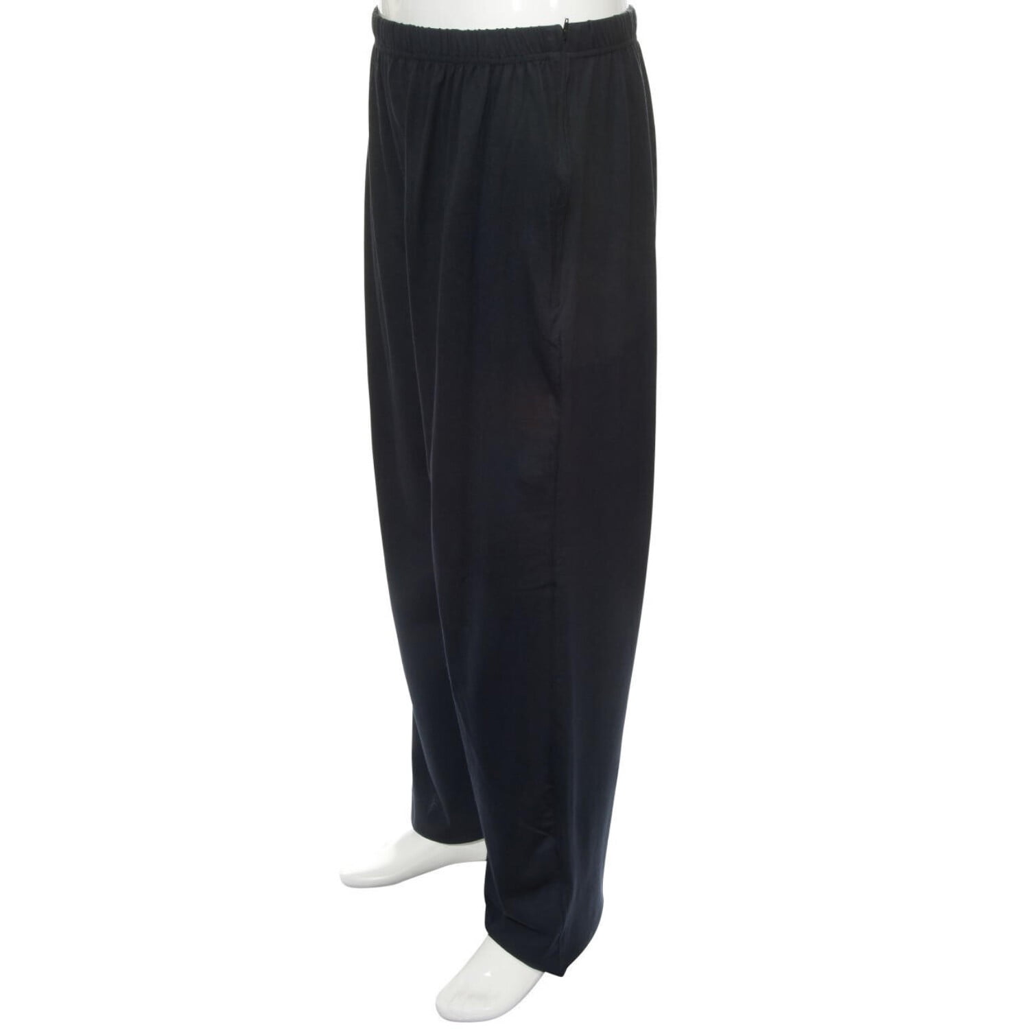 Adaptive Unisex Side-Zipper, Elastic Waistband Lightweight Knit Pants ...