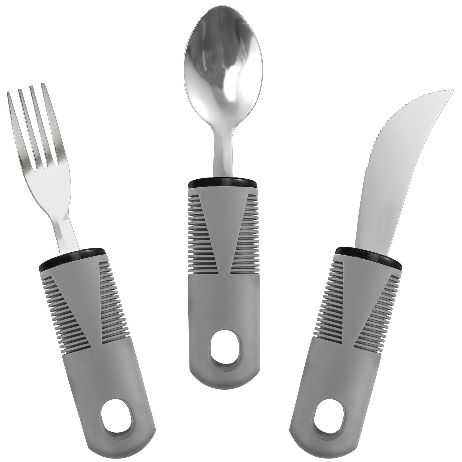 Adaptive Utensil Set Stainless Steel Adaptive Cutlery Set Anti Shake ...