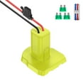 Adaptor with Fuse Power Connector for 18V Battery Rc Car Robotics Truck ...