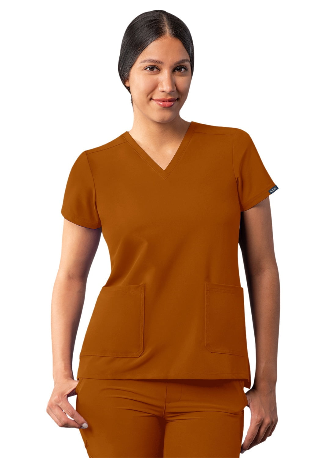 Adar Addition Scrubs For Women - Modern V-Neck Scrub Top - A6008 ...