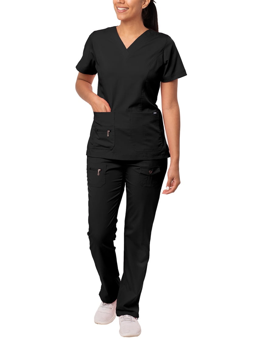 Adar Pro Breakthrough Plus Scrub Set For Women - Enhanced V-Neck Top ...