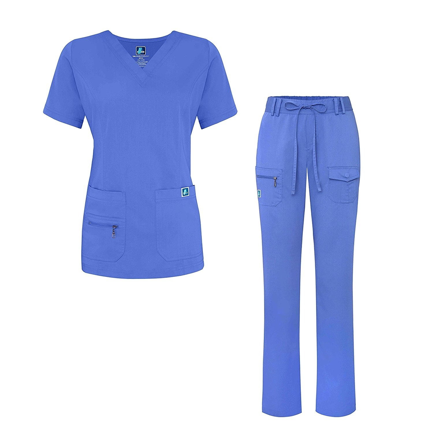 Adar Pro Breakthrough Plus Scrub Set For Women - Enhanced V-Neck Top ...