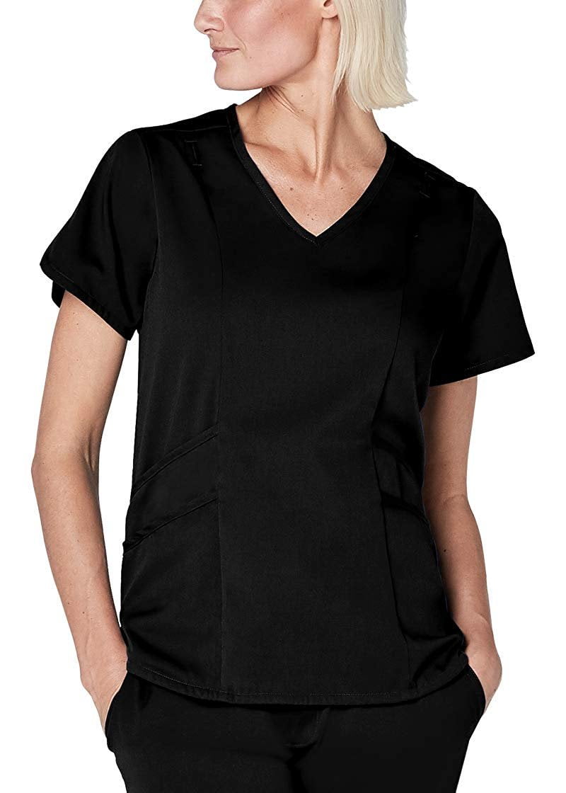 Adar Pro Scrubs For Women - Modern V-Neck Scrub Top - Walmart.com
