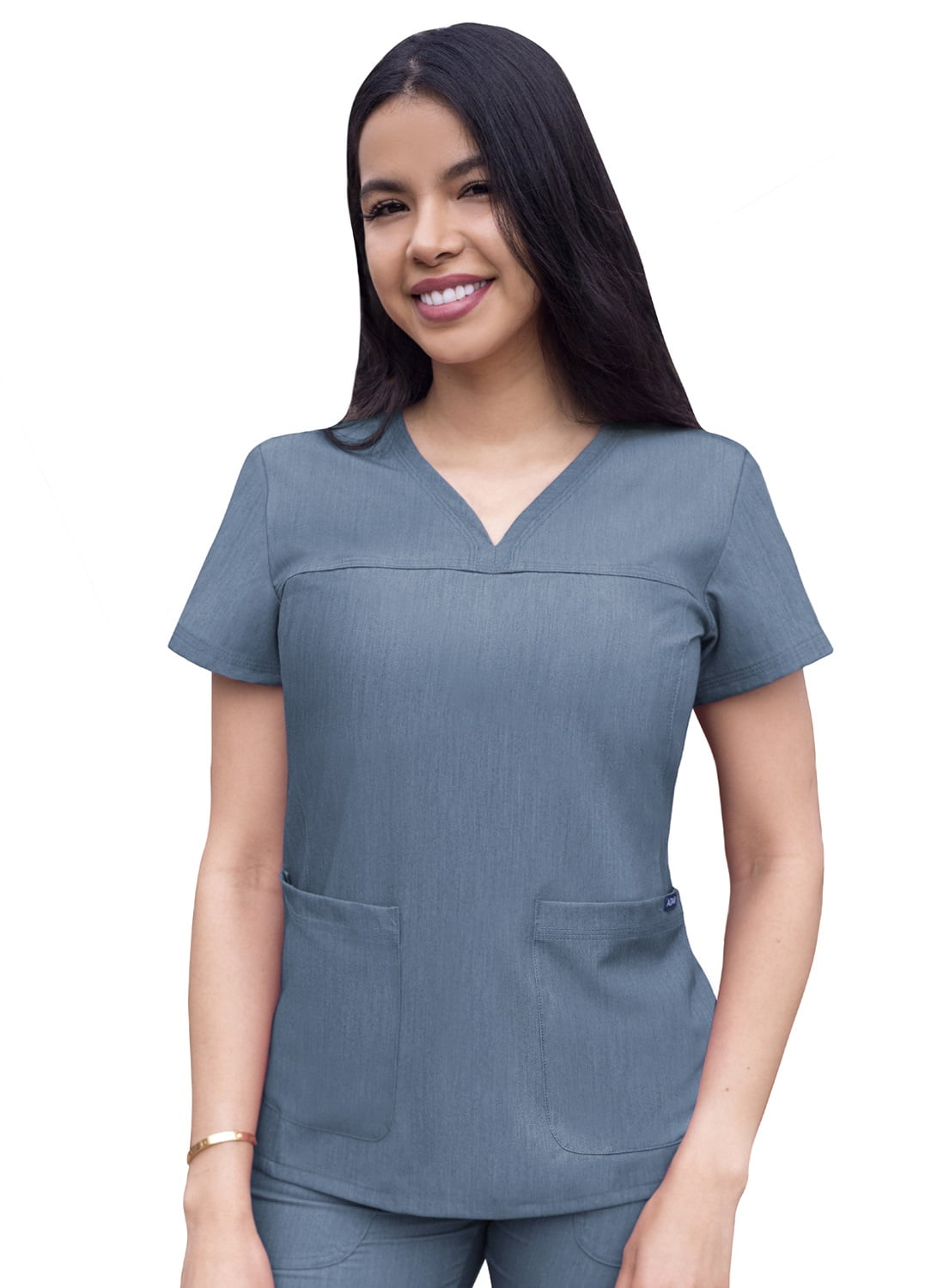 Adar Pro Scrubs For Women - Sweetheart V-Neck Scrub Top - Walmart.com