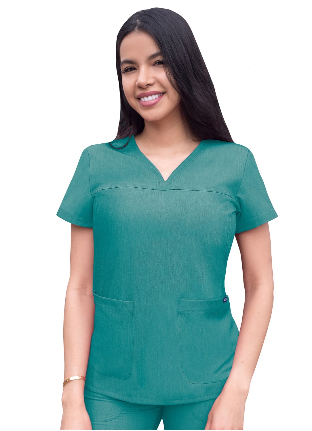 Adar Pro Scrubs For Women - Sweetheart V-Neck Scrub Top - Walmart.com