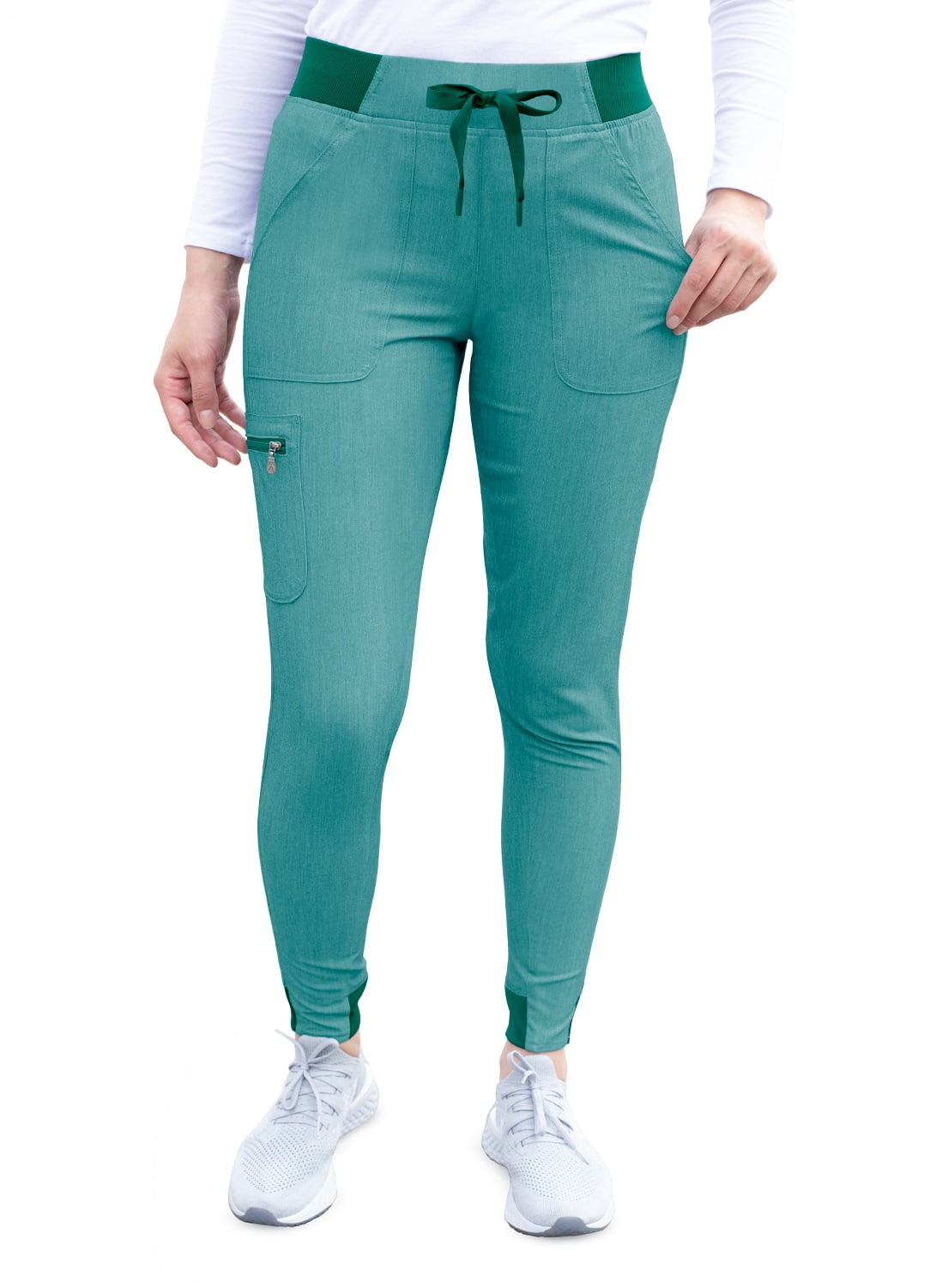 Adar Pro Scrubs For Women - Ultimate Yoga Jogger Scrub Pants - Walmart.com