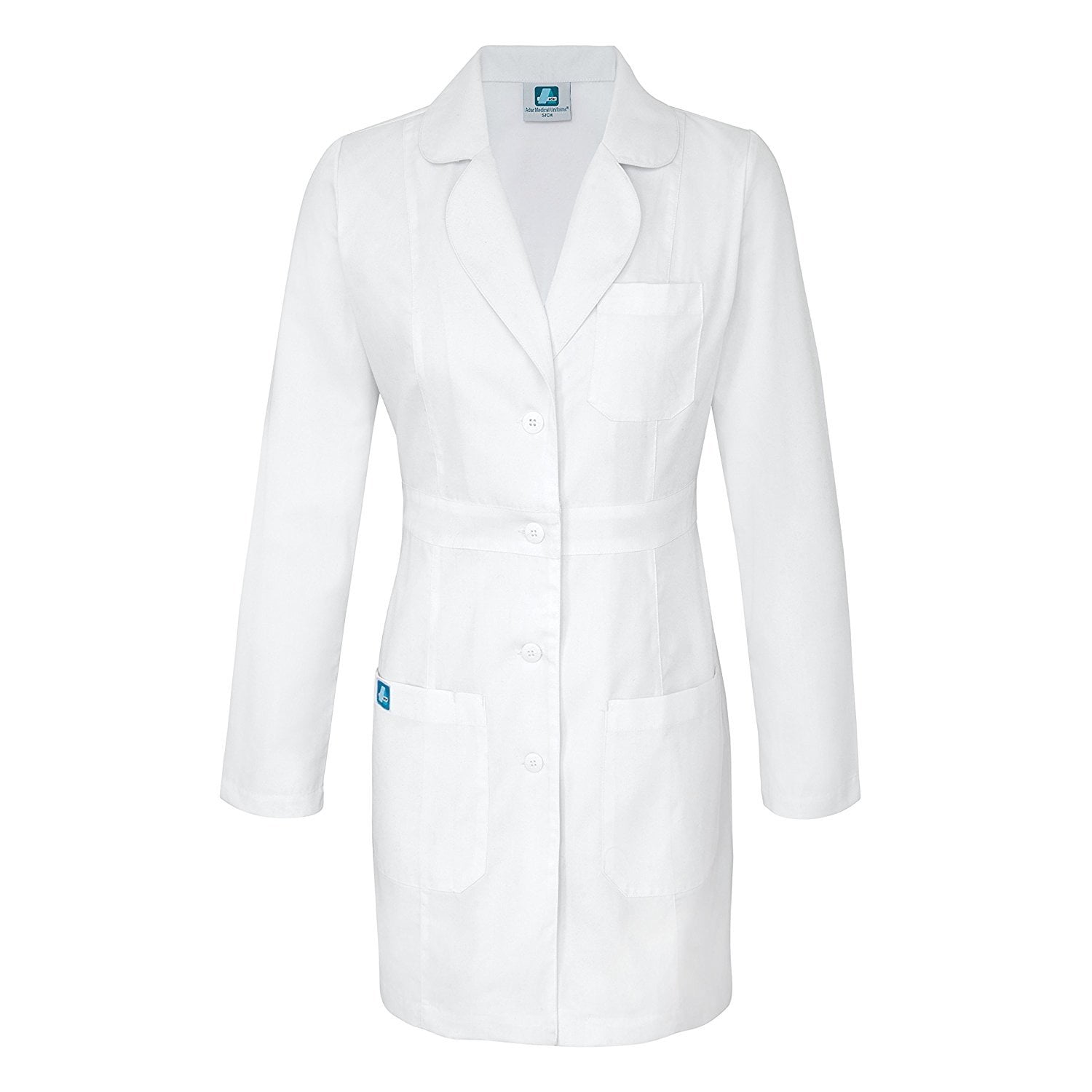 Adar Universal Lab Coats For Women - Belted 33" Lab Coat - Walmart.com