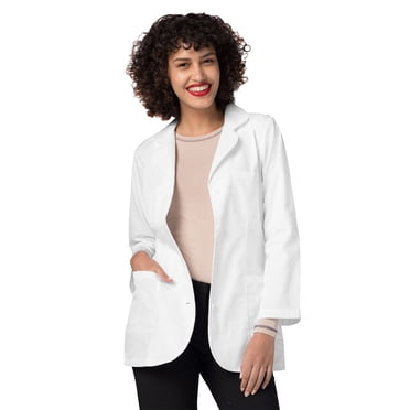 Scrubstar Women's Core Essentials 28" Long Lab Coat - Walmart.com