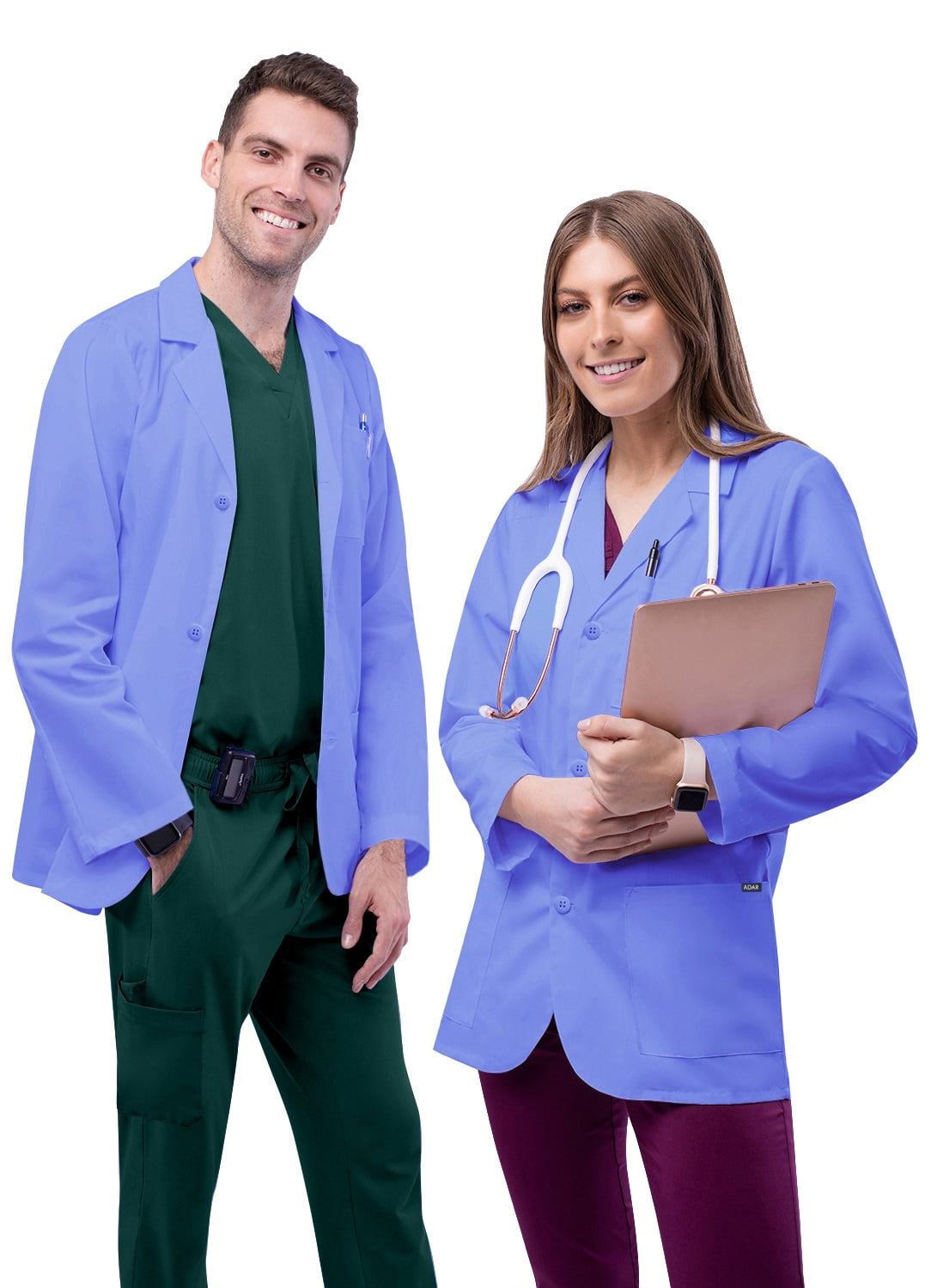 Adar Universal Mens Lab Coats - Classic 31" Consultation Lab Coat ...
