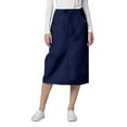 Adar Universal Scrub Skirts For Women - Mid-Calf Drawstring Scrub Skirt ...