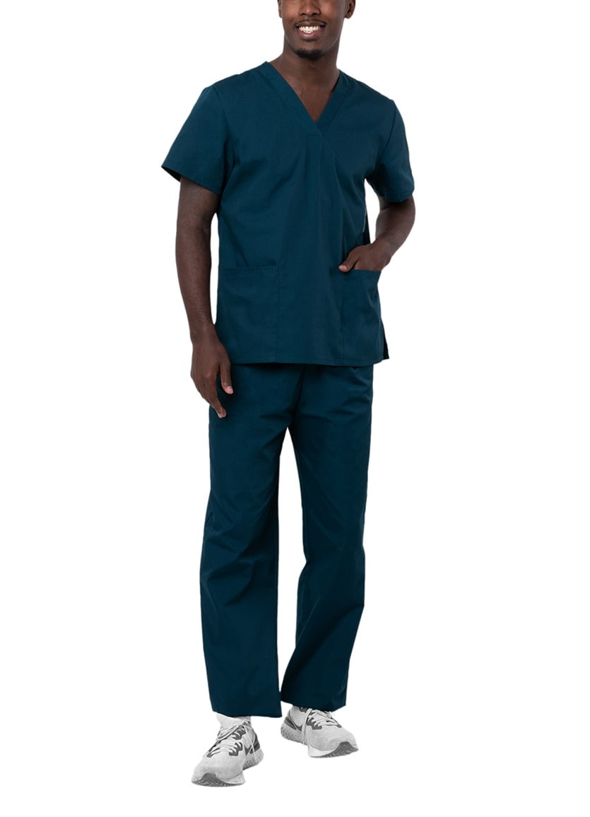 Adar Universal Unisex Scrubs - Unisex Drawstring Scrub Set - Walmart.com
