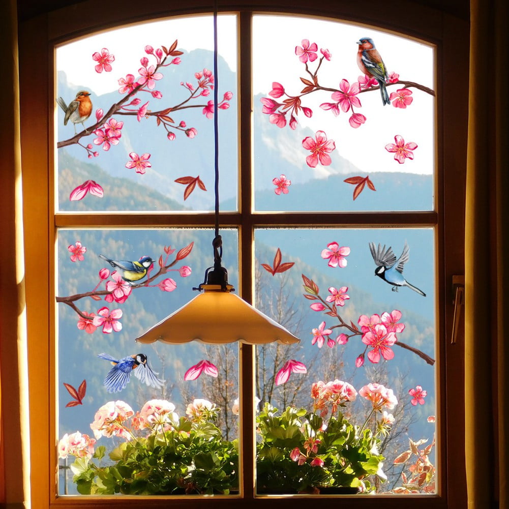Adarl 1PC Window Privacy Film,Static Window Stickers,3D Stickers,Non ...