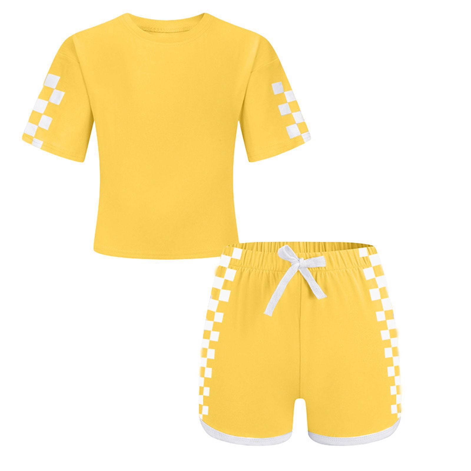 Adarl Girl Boy Summer Clothes Outfits Geometric Print Short Sleeves ...
