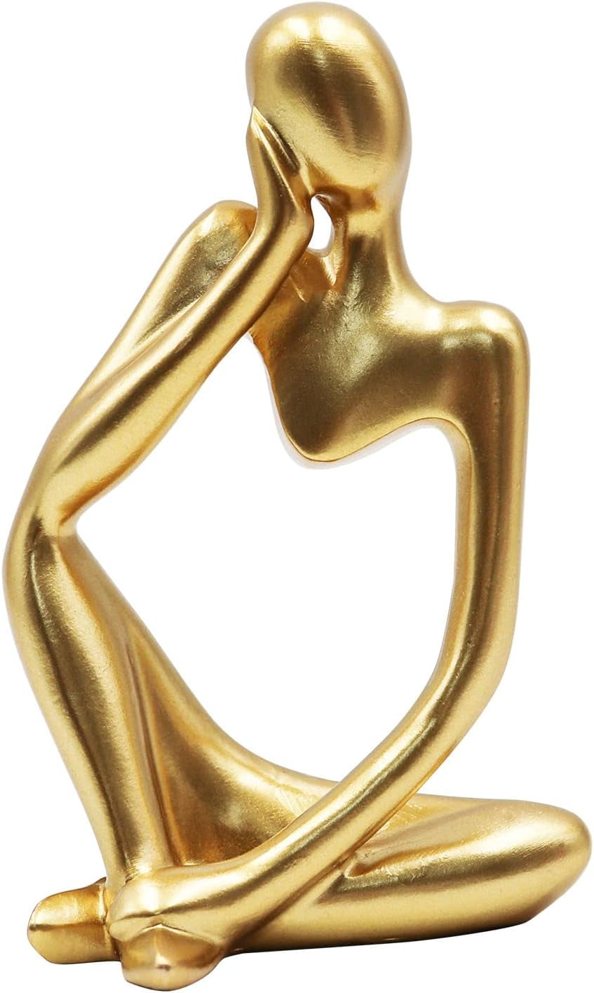 Adarl Resin Statue Thinker Style Decoration Abstract Sculptures ...