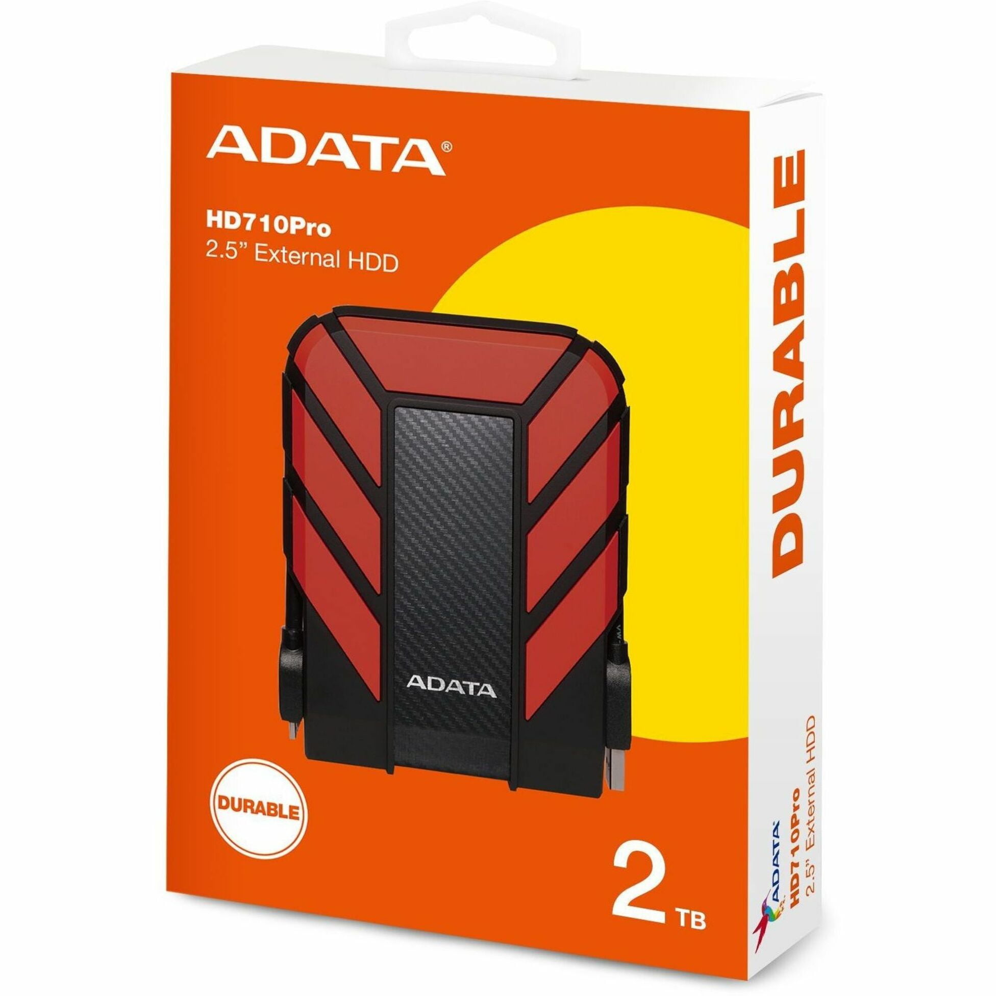 ADATA HD710 Pro 2TB External Hard Drive, USB 3.2 Gen1, IP68 Waterproof ...