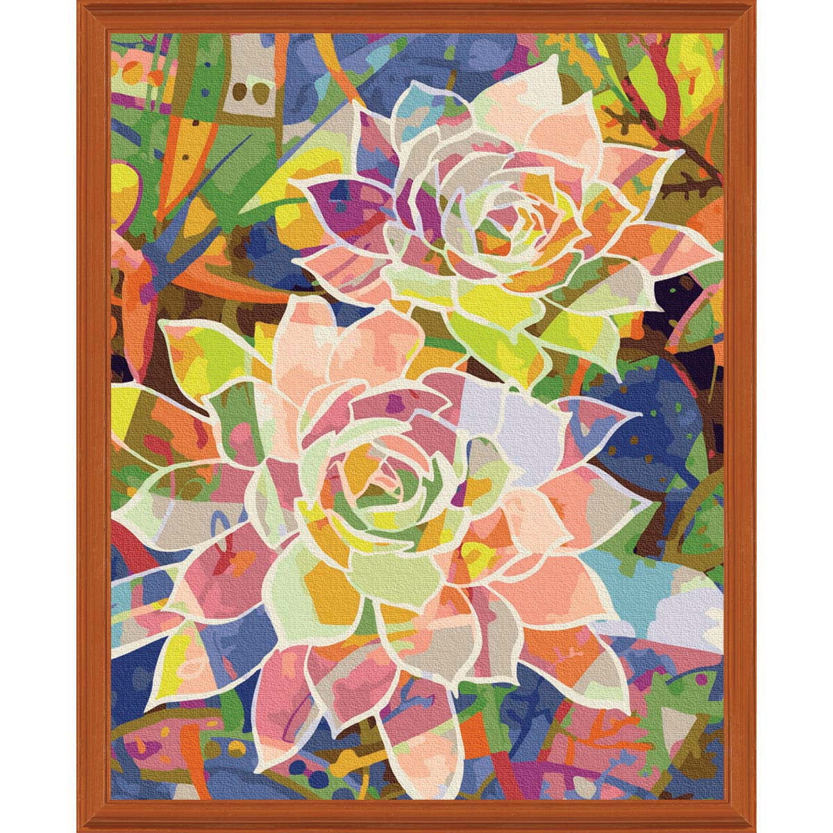 Adbrain Crystal Lotuses Paint by Number Kit - Walmart.com