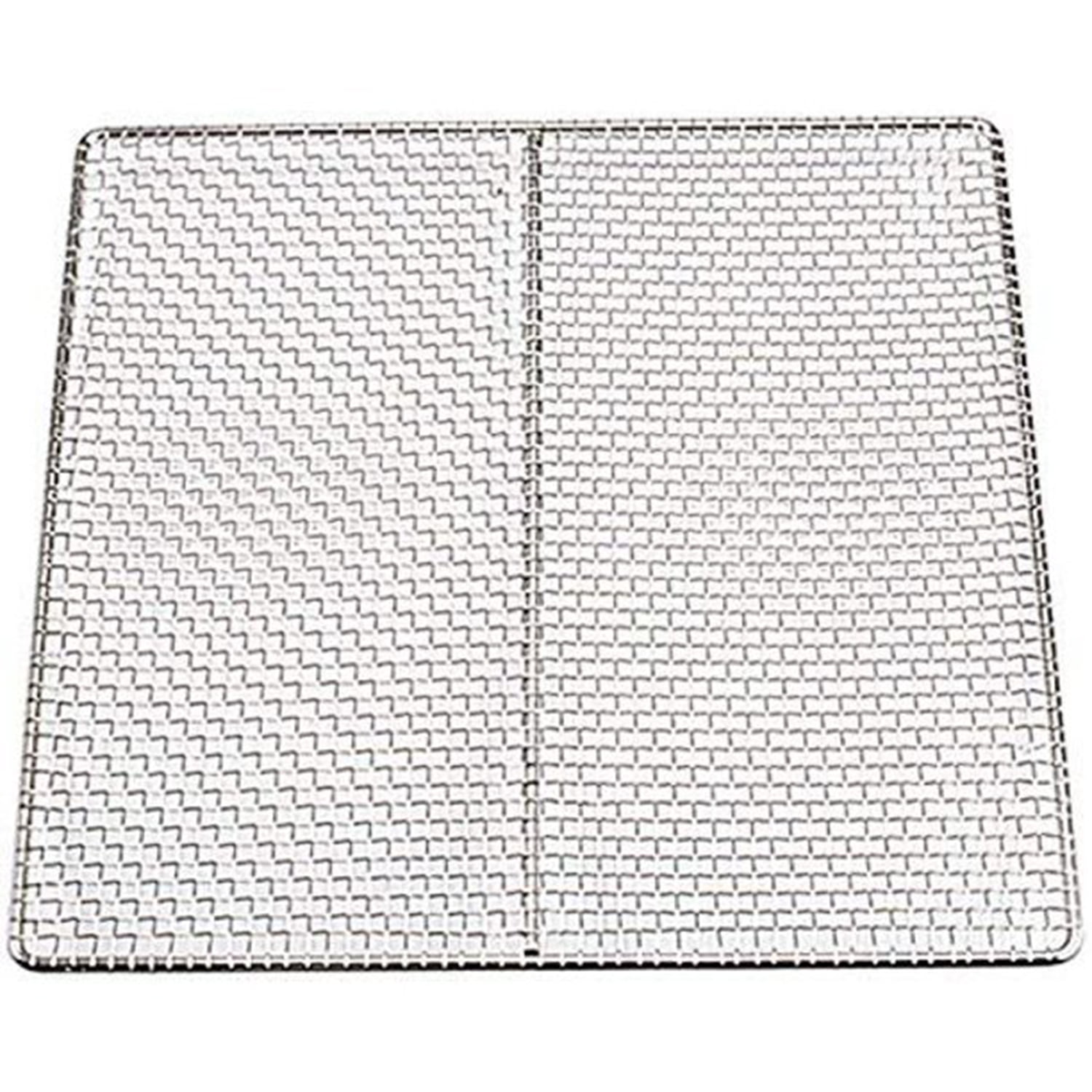 Adcraft Tube Screen Grate 13.5x11.5 Inch, Nickel-Plated Steel Wire, 1lb ...