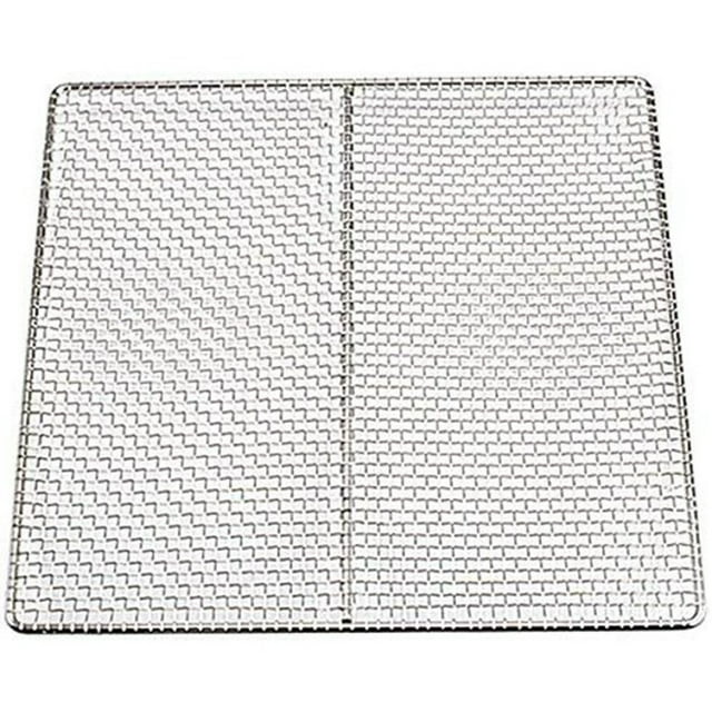 Adcraft Tube Screen Grate 13.5x11.5 Inch, Nickel-Plated Steel Wire, 1lb ...