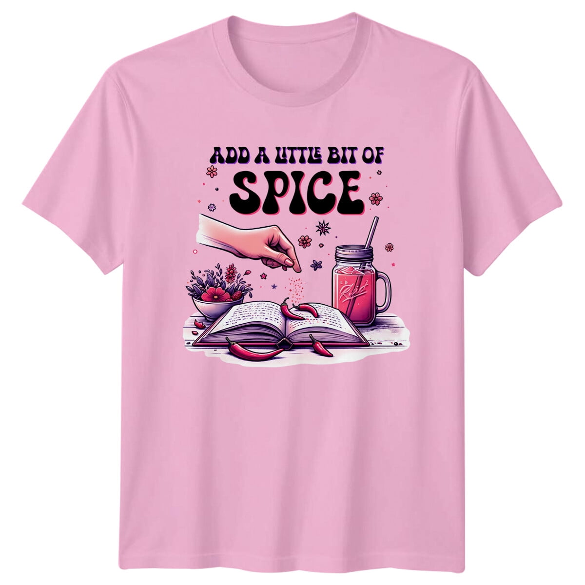 Add A Little Bit Of Spice Books Hobbies T-Shirt All Size S-5XL ...