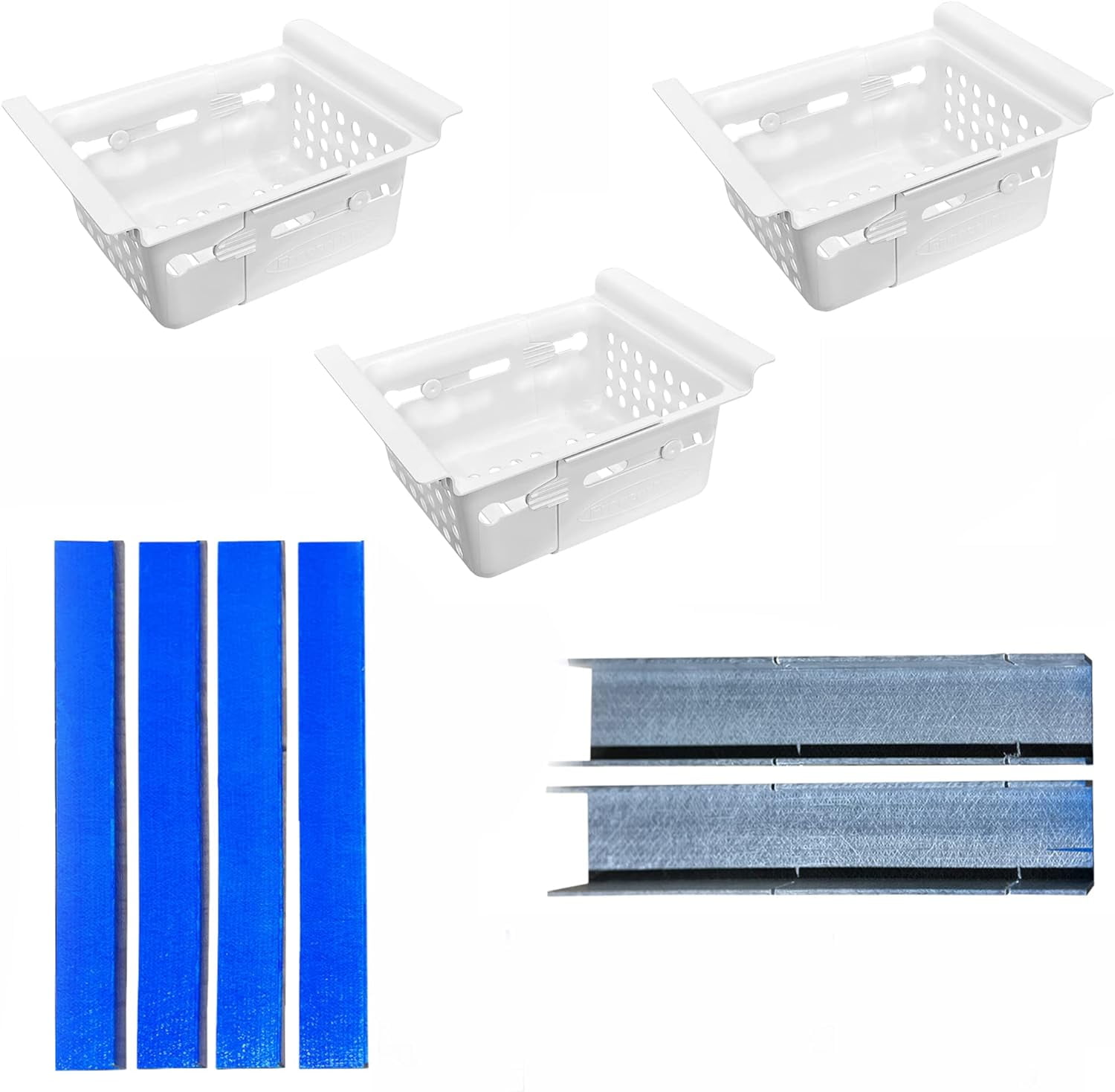 Add a Layer - Rails and Chest Freezer Sliding Baskets - Freezer Storage ...