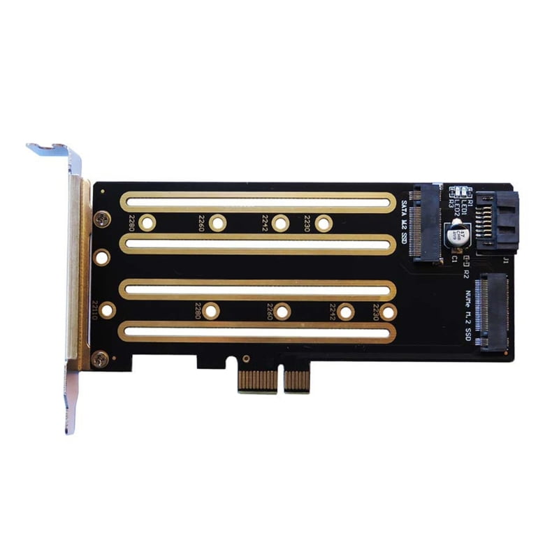 Add On Cards NVMe M.2 SSD To PCIe 4.0 X1 M.2 SSD Adapter With Bracket ...
