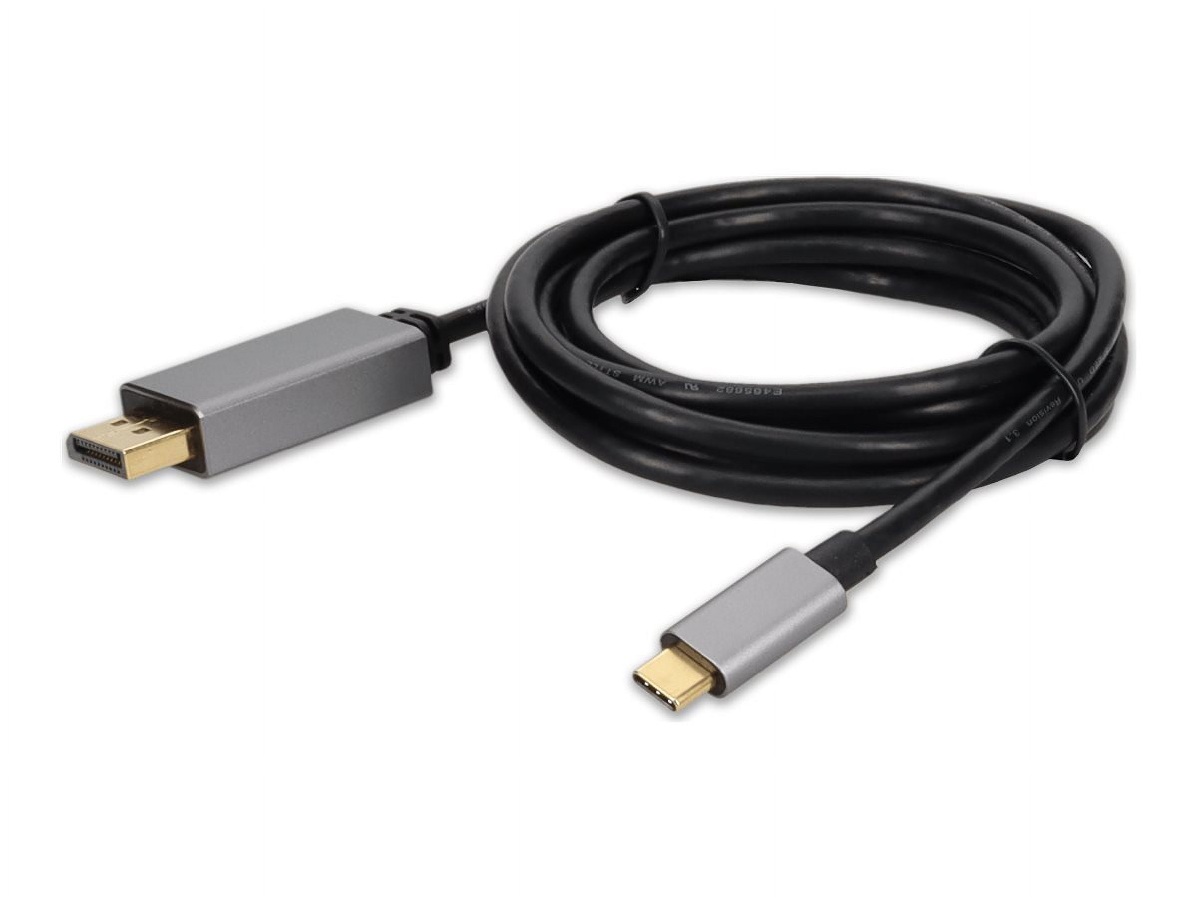 Add-On USBC2DPMMAL-AA USB-C Male to DisplayPort Male Aluminum Adapter ...