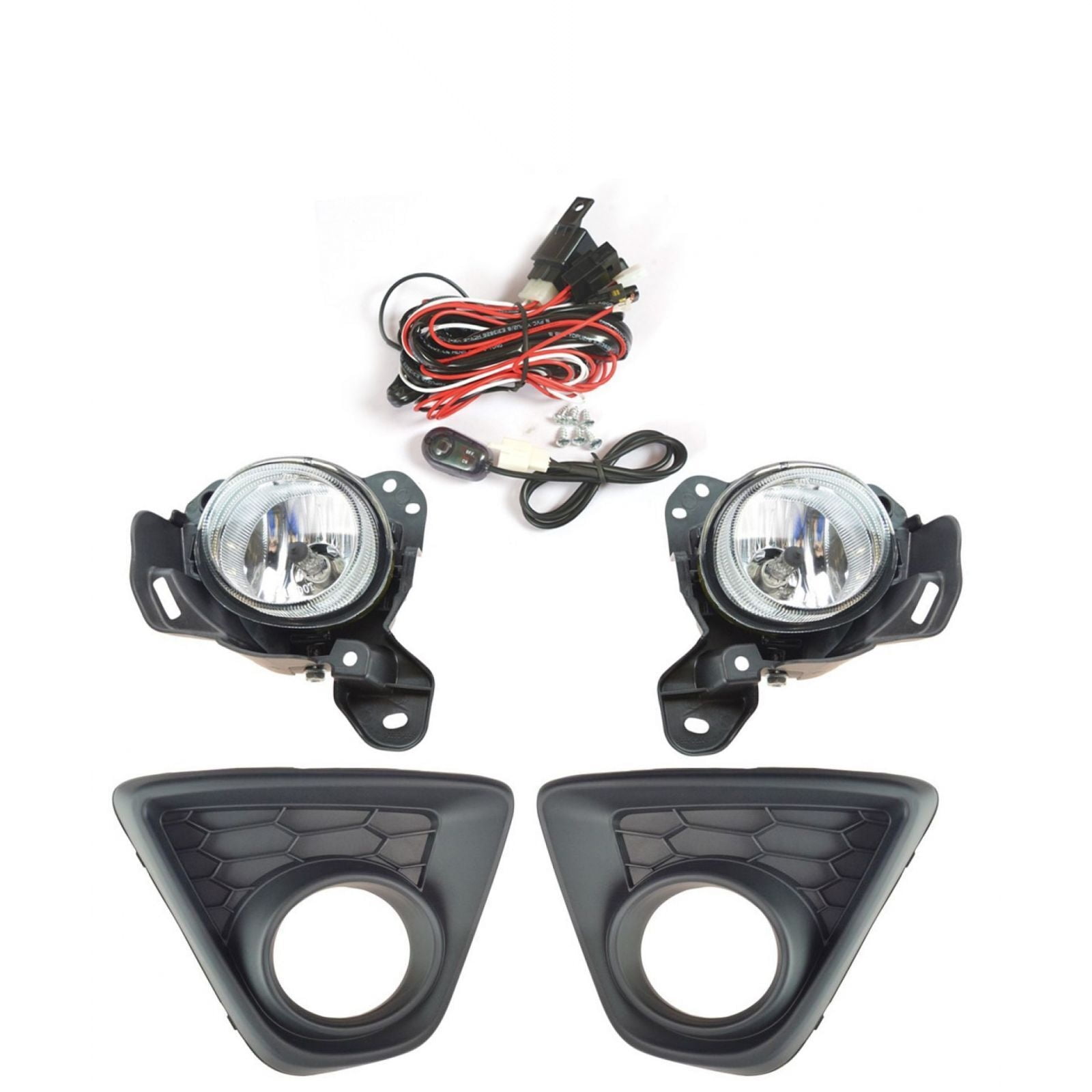 Add On Upgrade Clear Lens Fog Light Bulb Wiring Kit for Mazda for CX-5 ...