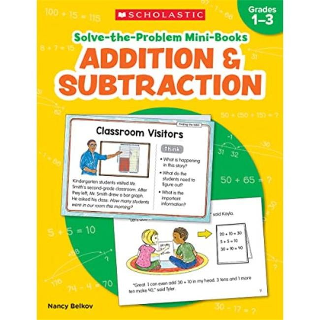 Add & Subtract Solve The Problem Mini Books - Walmart.com