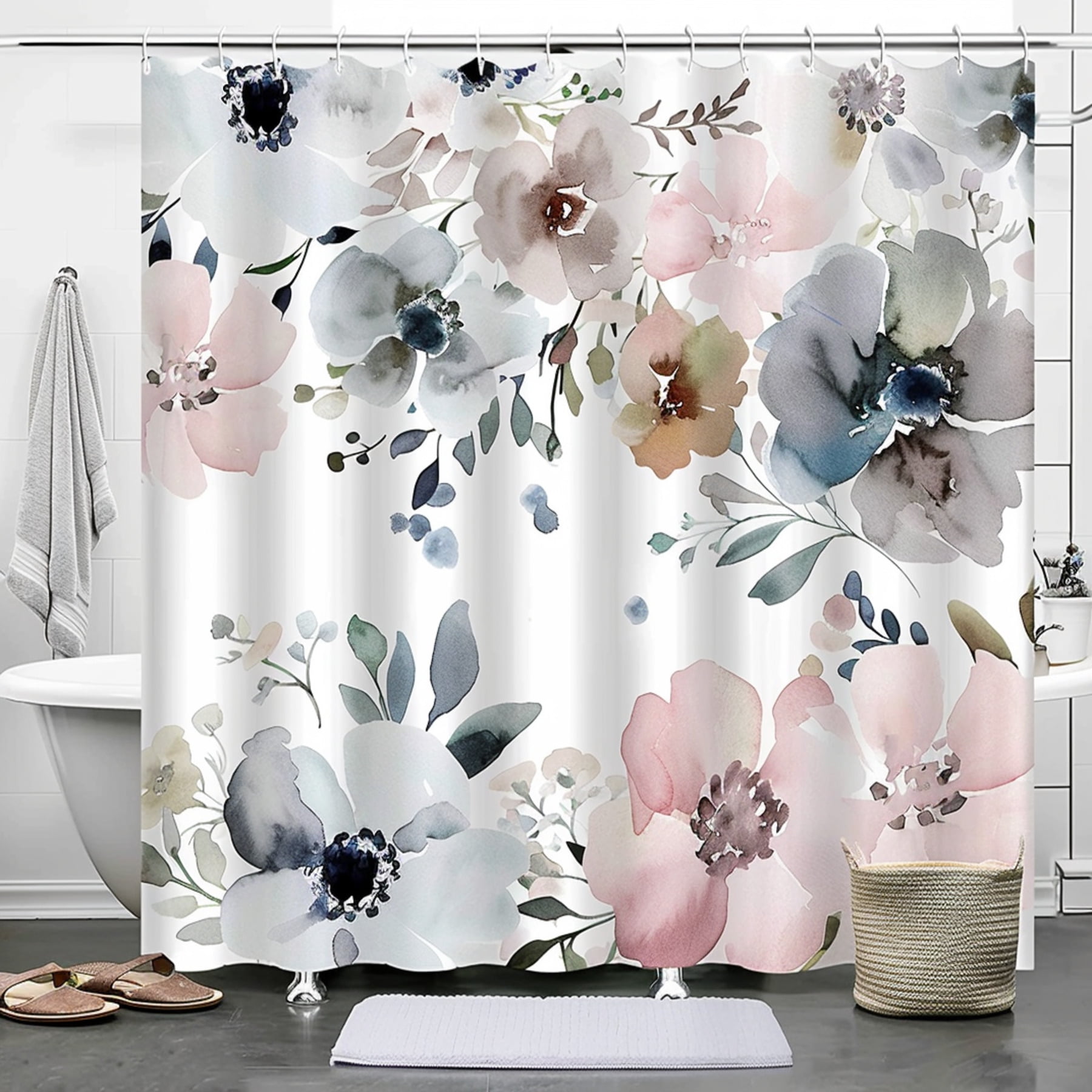 Add A Touch Of Art To Your Bathroom With Our Unique Watercolor Floral