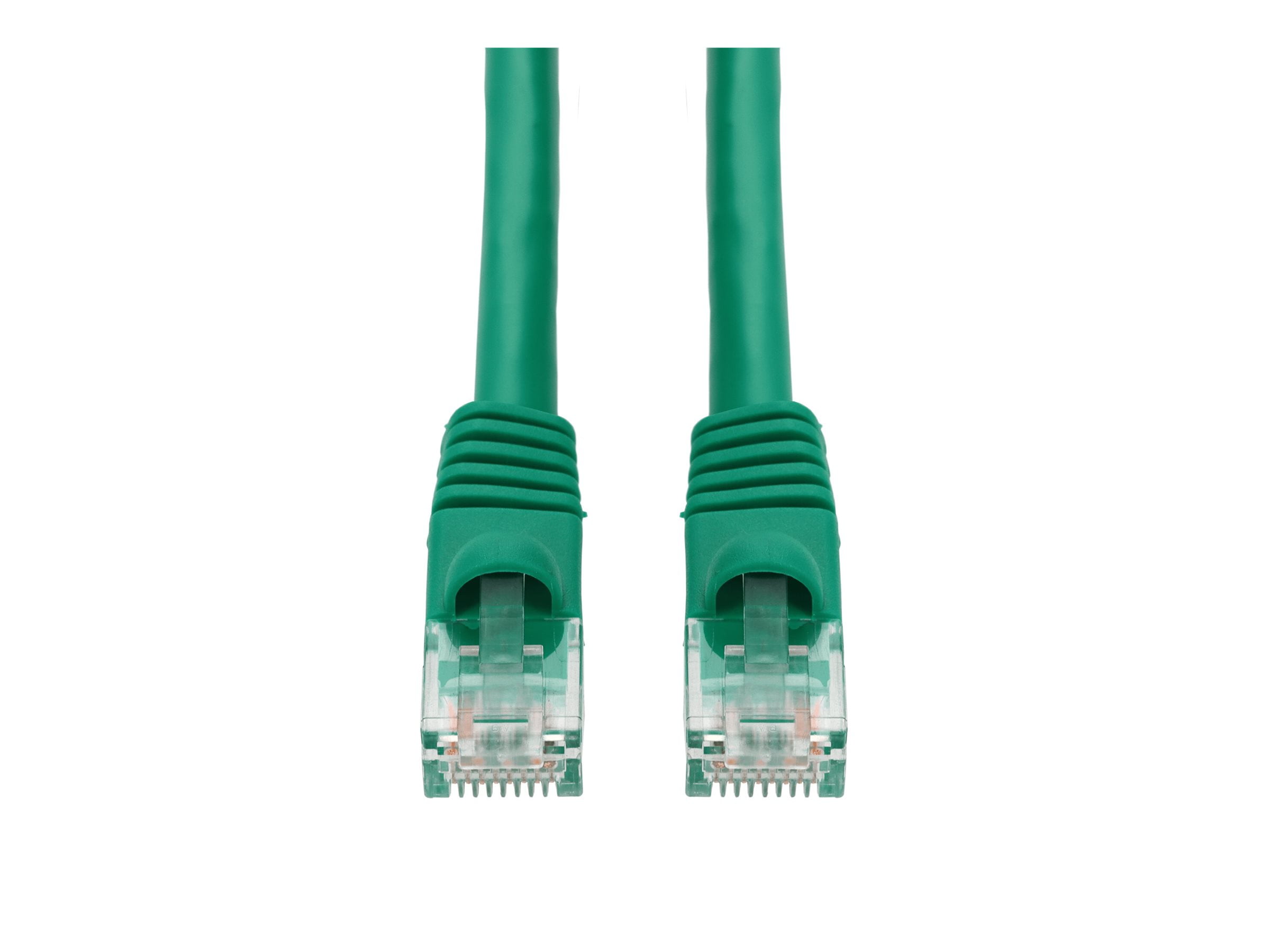 AddOn 15ft RJ-45 Male to RJ-45 Male Straight Green Cat6 UTP PVC Copper ...