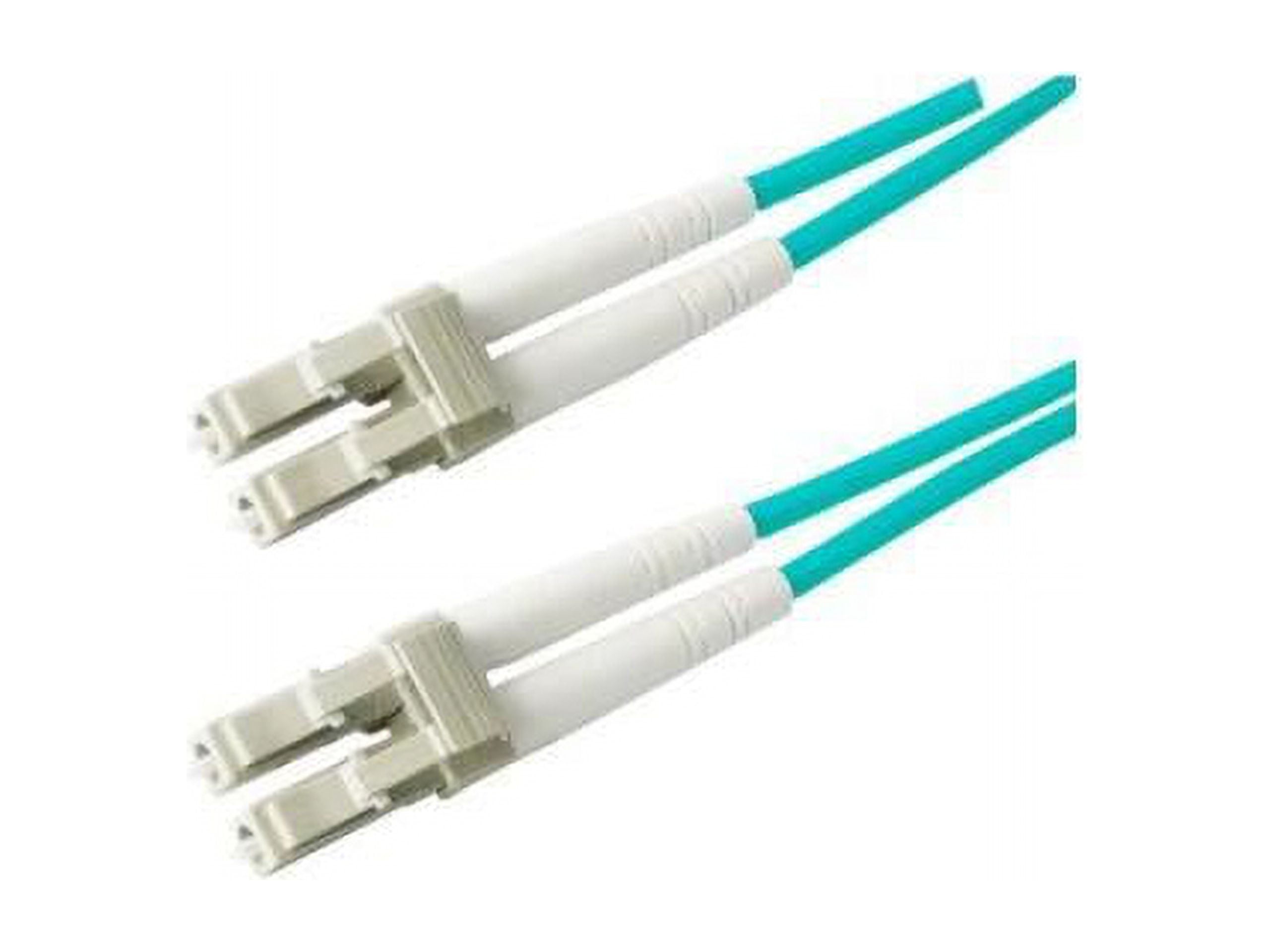 AddOn 15m Laser Optimized Multi-Mode Fiber (LOMM) Duplex LC/LC OM3 Aqua ...