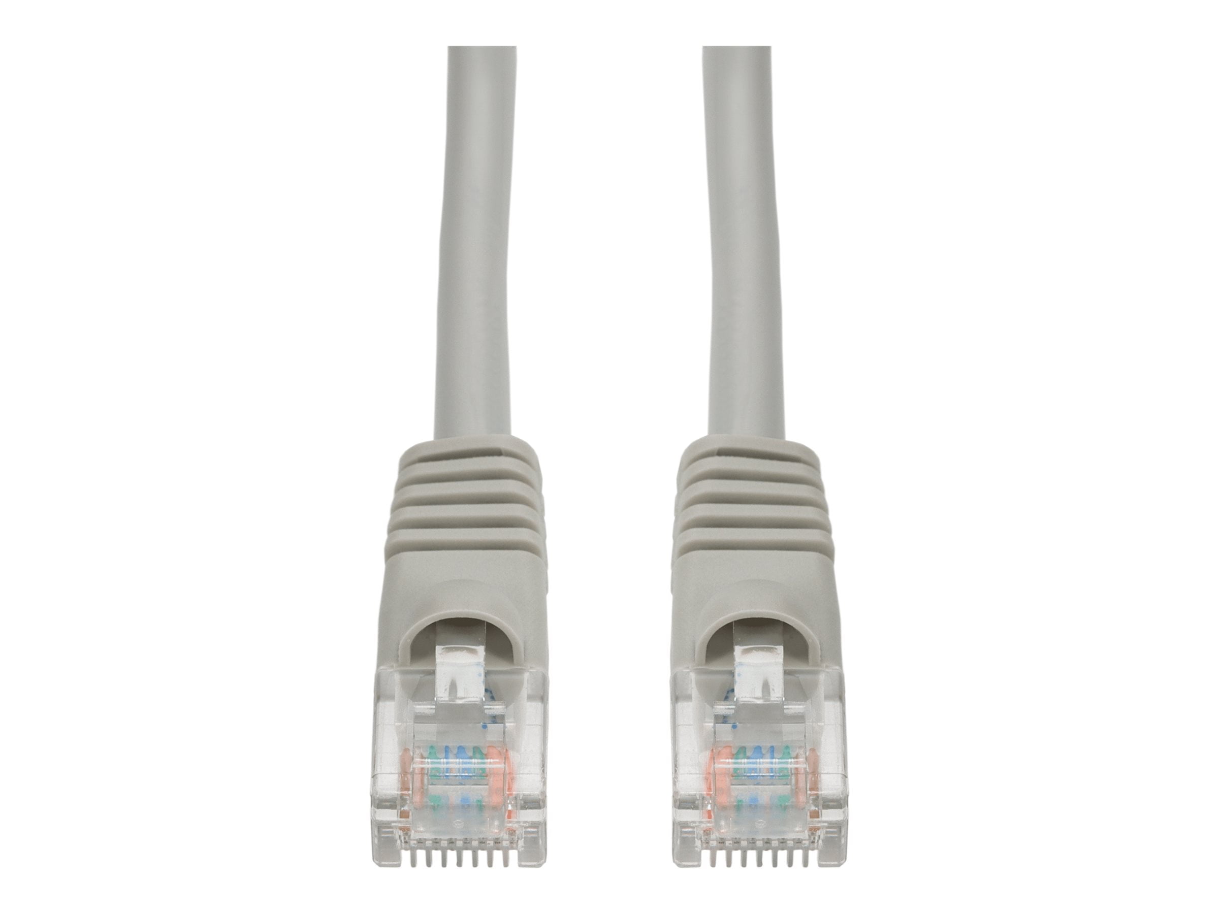 AddOn 165ft Gray CAT 6A PVC Ethernet Cable Snagless Bubble Boot RJ-45 M ...