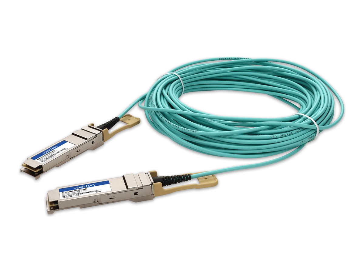AddOn - 200GBase-AOC direct attach cable - TAA Compliant - QSFP56 to ...