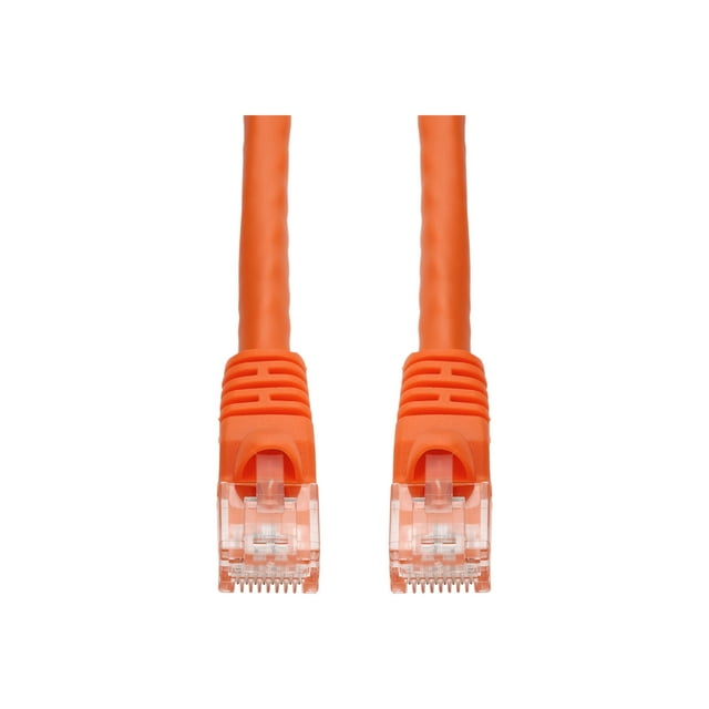 AddOn 25ft Orange CAT 6 PVC Ethernet Cable Snagless Bubble Boot RJ-45 M ...