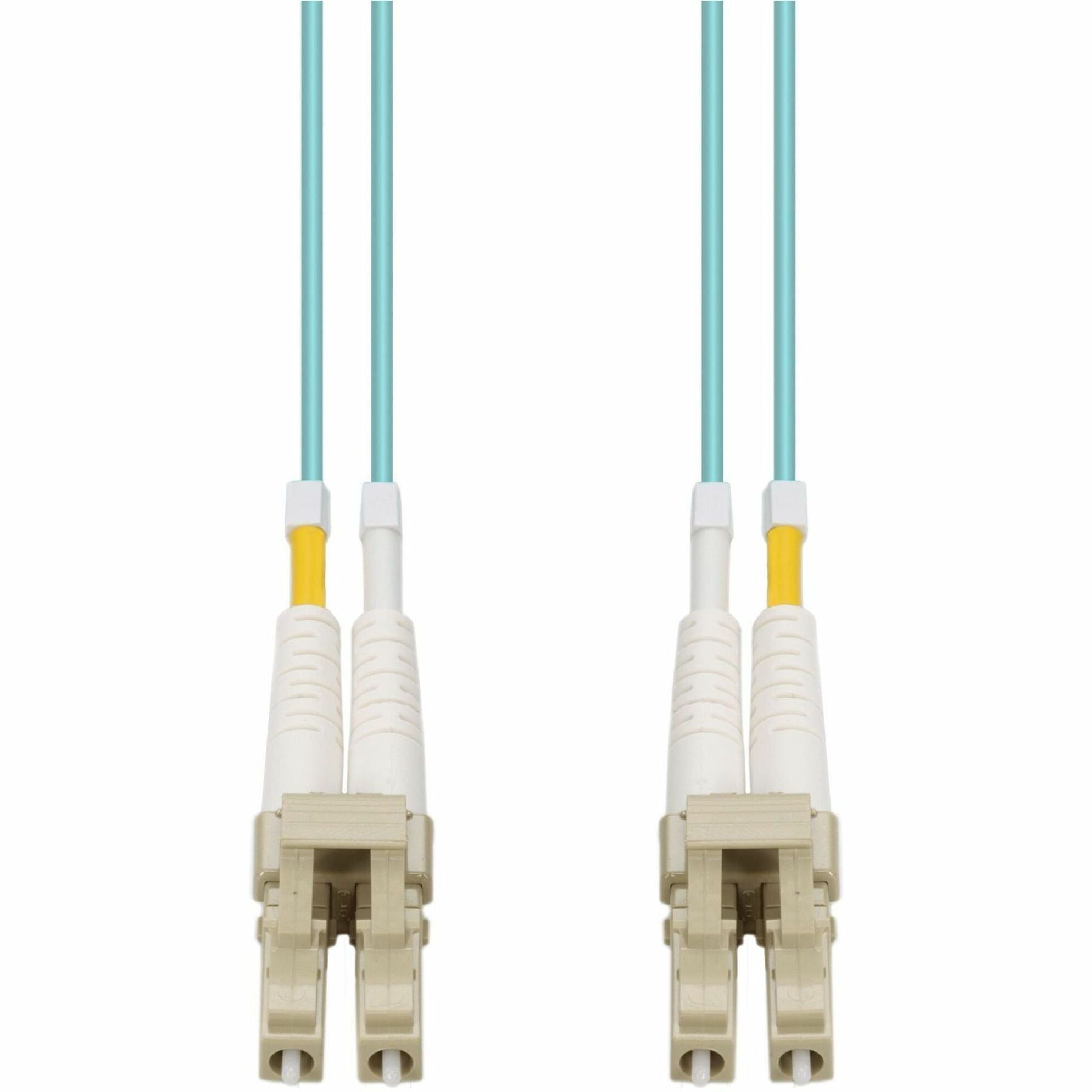 AddOn 2m LC (Male) to LC (Male) Aqua OM4 Duplex Fiber TAA Compliant OFNR (Riser-Rated) Patch ...